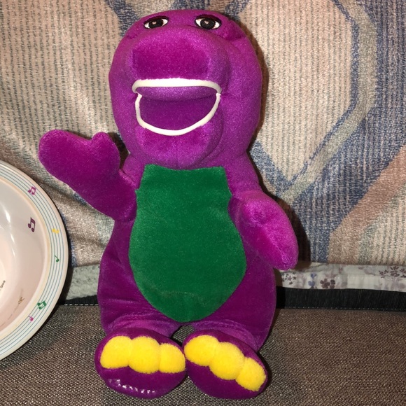 Barney | Toys | Vintage Barney Strike Up The Band Bowl And Small ...